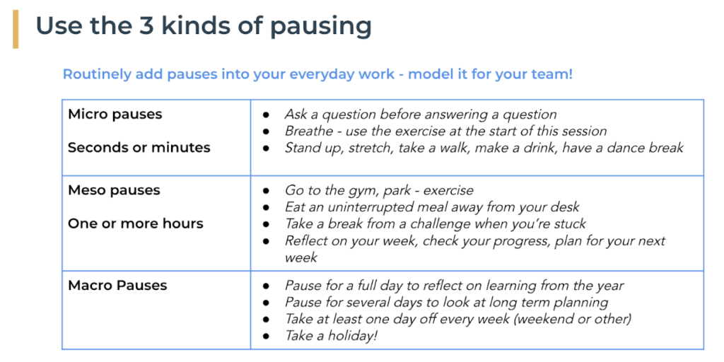 Why learning to pause helps you be a more effective leader - Learning ...